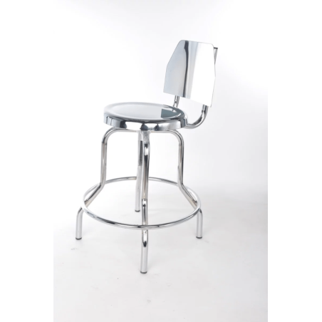 BANCO TUBULAR CROMADO CON RESPALDO – BNTCRES